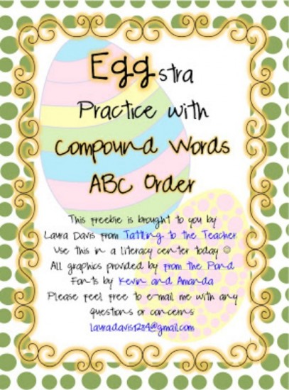 3 Spring Alphabetical Order Downloads for First Grade - Teach Junkie