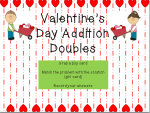 Valentine's Day Addition Doubles Game {printable} - Teach Junkie