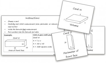 3 Free Math Activities for Area, Perimeter, Volume - Teach Junkie