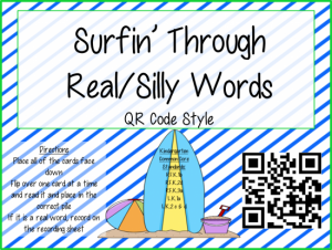 Real and Silly Word Sort Activity {with QR Codes} - Teach Junkie