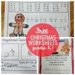 23 Festive Christmas Worksheets for K & 1st - Teach Junkie