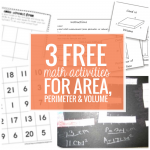 3 Free Math Activities for Area, Perimeter, Volume - Teach Junkie