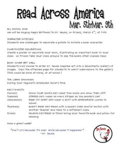 31 Ideas for Read Across America - Teach Junkie