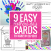 9 Easy Mothers Day Cards to Make in School - Teach Junkie
