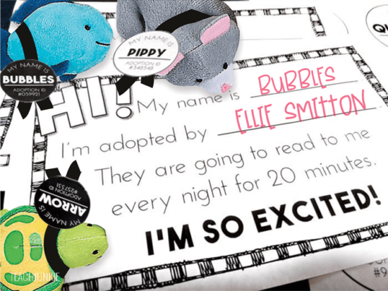 Cute Adopt-a-Pet Reading Kit to Encourage Your Students to Read at Home ...