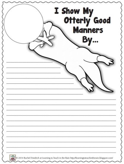 Do Unto Otters Book Activity Suggestions - Teach Junkie