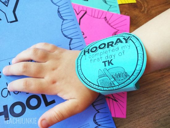FREE First Day of School Bracelets - Teach Junkie