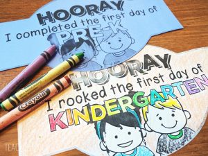FREE First Day of School Headband Crowns - Teach Junkie