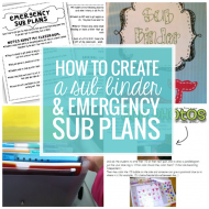 How To Create a Sub Plan, Sub Binder and Emergency Sub Plans - Teach Junkie