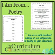 Easy "I Am From..." List Poem Lesson - Teach Junkie
