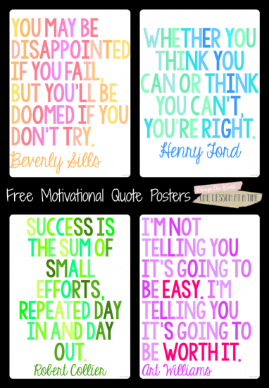 27 Classroom Poster Sets: Free and Fantastic - Teach Junkie