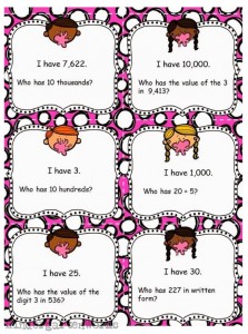 Place Value Printable Card Game - Teach Junkie