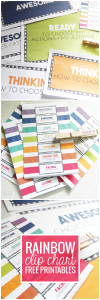 Rainbow Clip Chart Freebie +More! - Teach Junkie