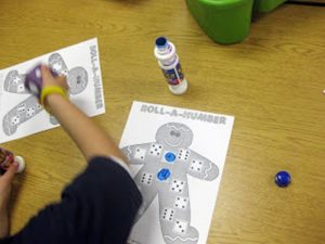 Roll a Number Gingerbread Man Freebie Game - Teach Junkie