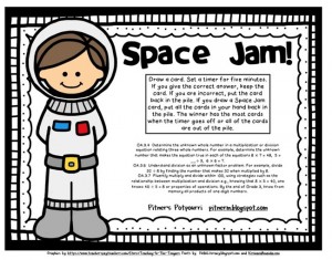 Multiplication Fluency Space Jam Game {Printable} - Teach Junkie