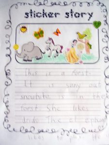Sticker Story Writing - A Free, Year Long Literacy Center Activity ...