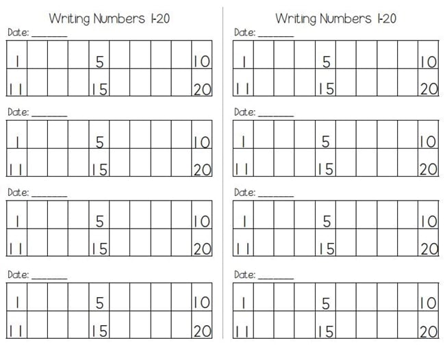 Writing Numbers To 120 Free Worksheets Teach Junkie